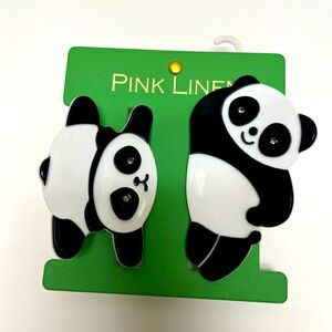 Piper K | Accessories | Nwt Piper K Panda Hair Claw Clips | Poshmark